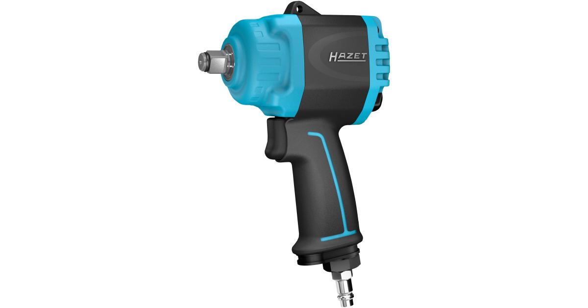 Hazet 9012MTT Twin Turbo Slagmoersleutel extra kort 12.5mm | Burki Tools & Welding